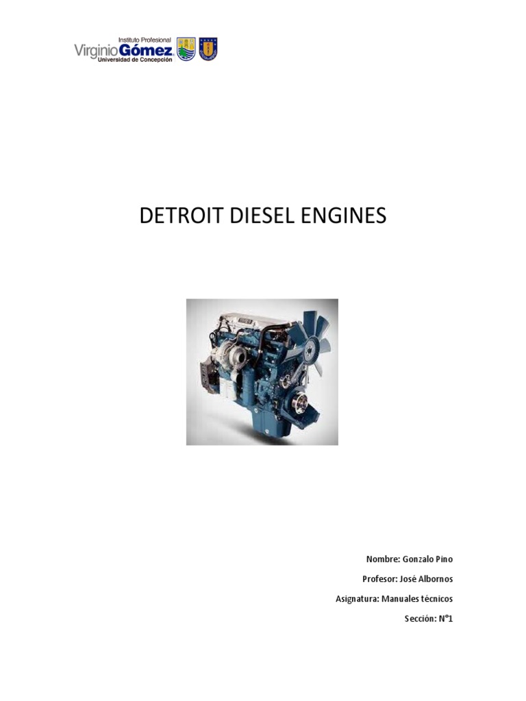 Detroit Diesel Engines | PDF | Turbocompresor | Motores