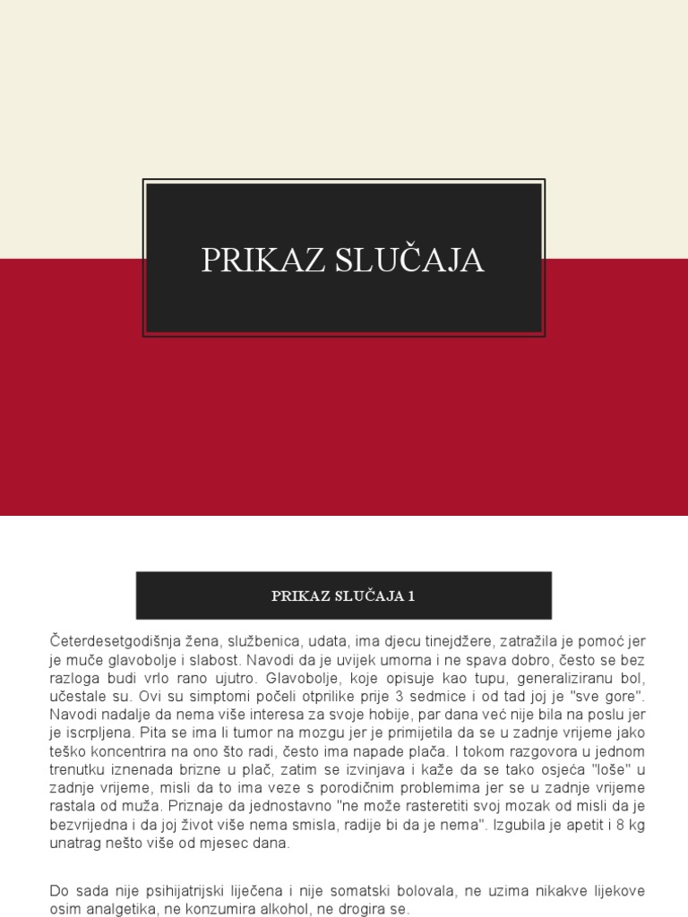 Prikaz Slučaja | PDF