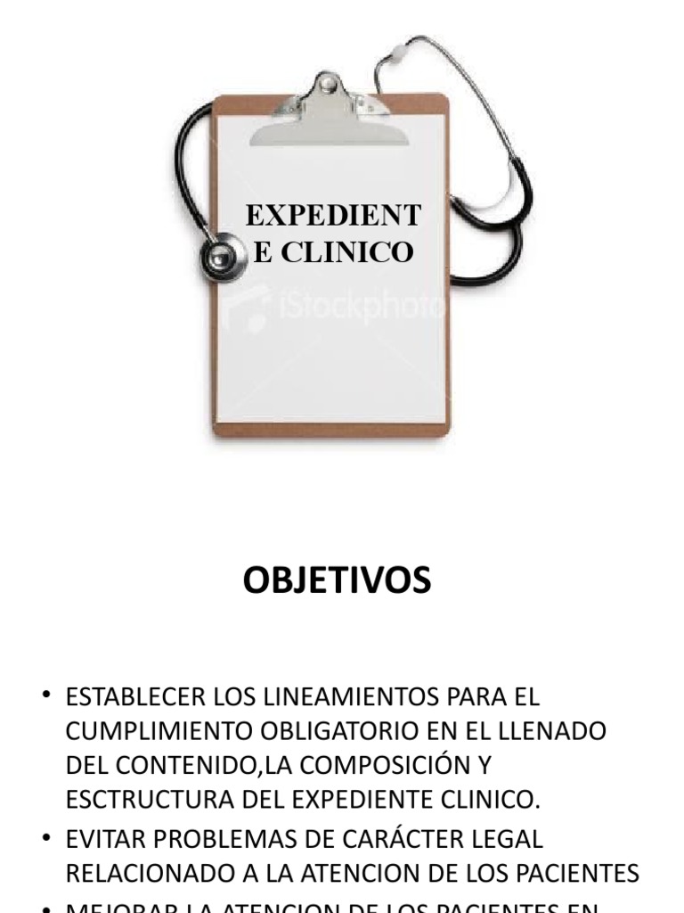 Manejo y Estructura del Expediente Clínico | PDF | Cirugía | Hospital