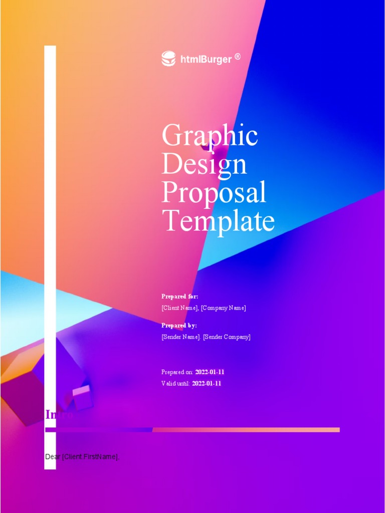 Graphic Design Proposal Template | PDF | Graphic Design | Brand