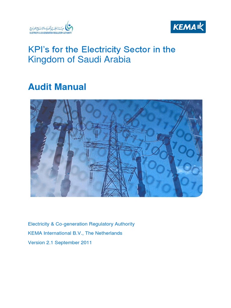 Kpi S For The Electricity Sector in The Kingdom of Saudi Arabia | PDF ...
