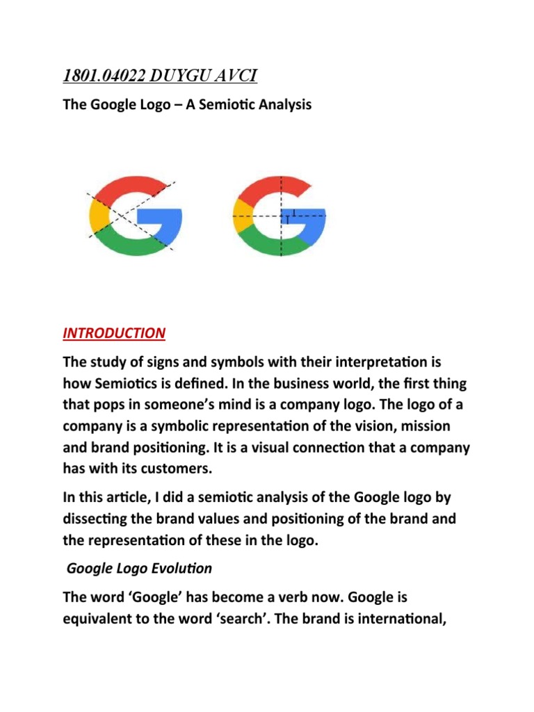 Semiotic Analysis Goggle Logo | PDF | Sans Serif | Typefaces