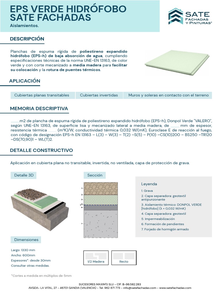 EPS Verde v2 | PDF | Fenómenos de transporte | Ingeniería de Edificación