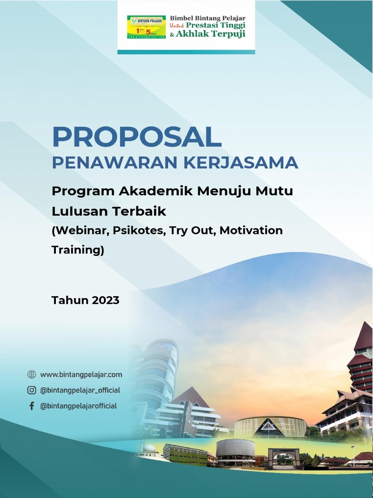Proposal Penawaran Kerjasama Program Akademik Menuju Mutu Lulusan ...
