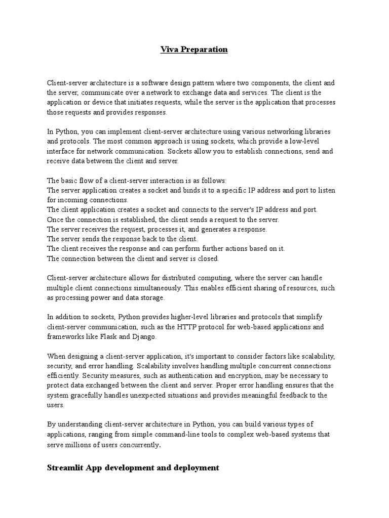 Viva Preparation | PDF | Business | Computers