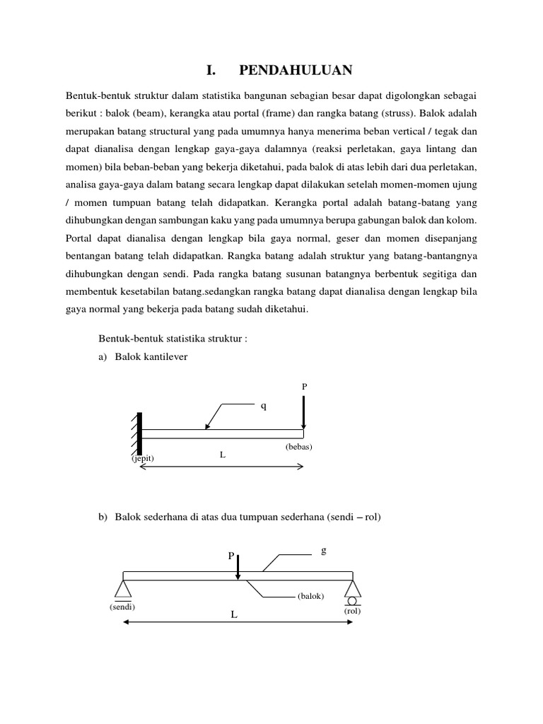 Mekanika Bahan - Defleksi Dan Rotasi | PDF