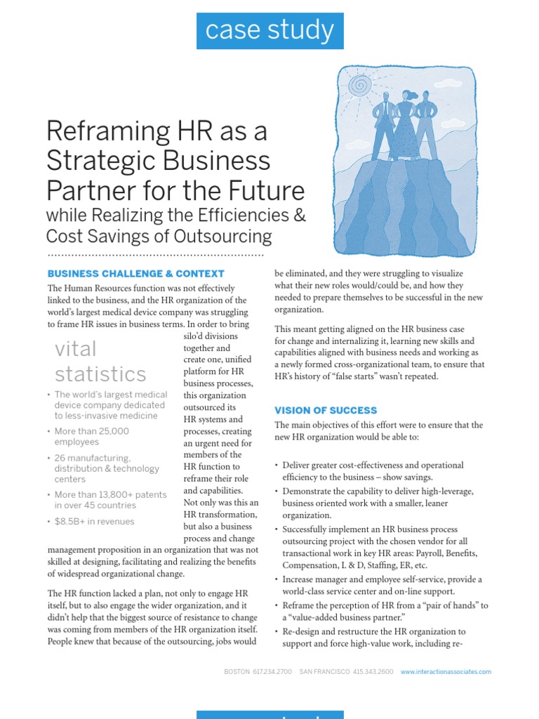 HR Transformation Case Study | PDF | Competence (Human Resources ...