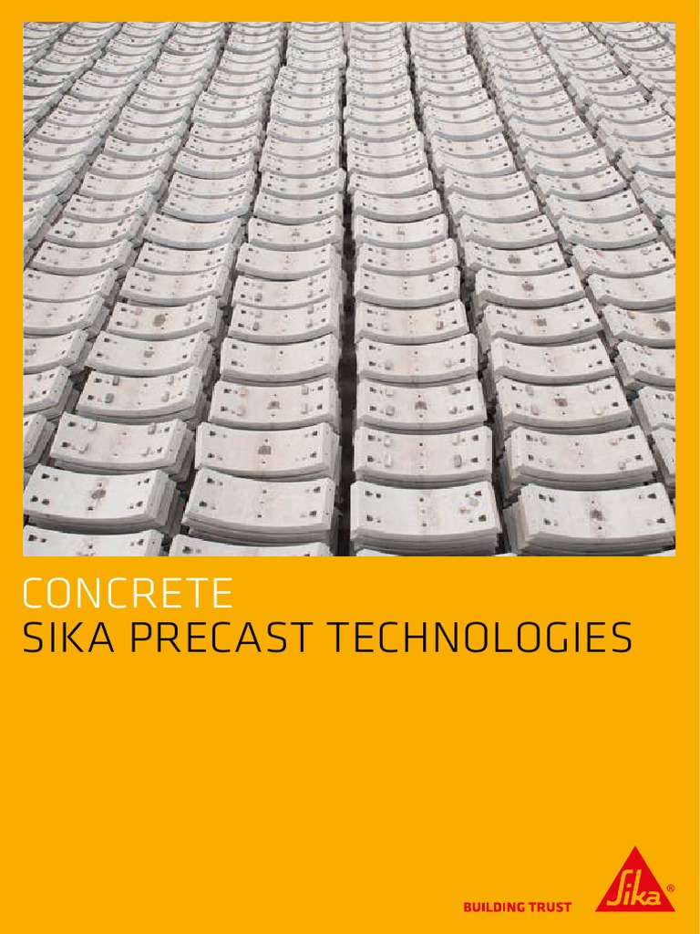 Sika Precast Technologies-compressed | PDF | Concrete | Precast Concrete