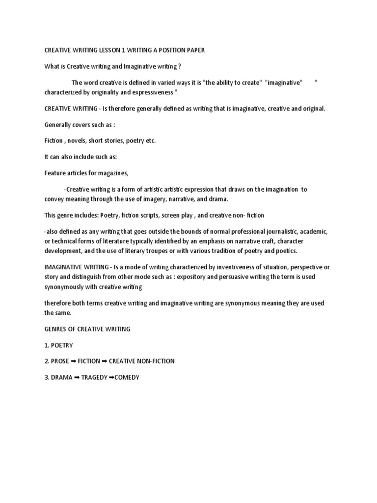 Creative Writing (Humss) - Wps Office | PDF | Poetry | Novels