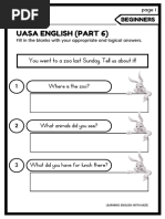 UASA Email Writing Practice for Years 4-6 | PDF