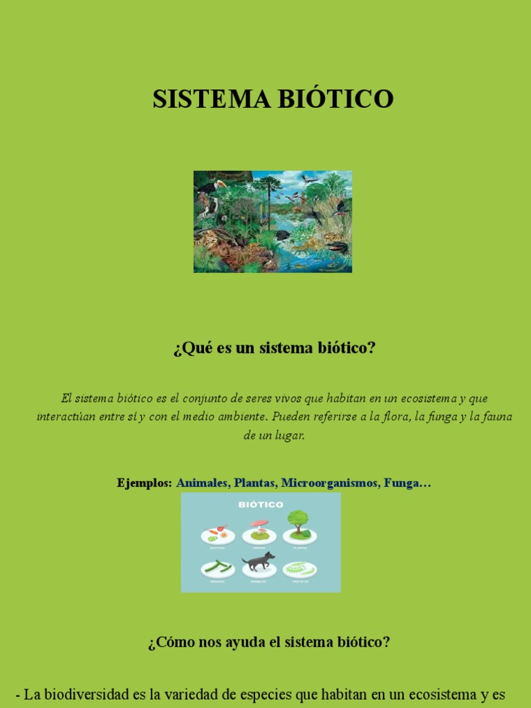 Sistema Biótico | PDF