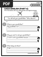 Part 6 Uasa Short Communicative Message - 1 | PDF | Communication