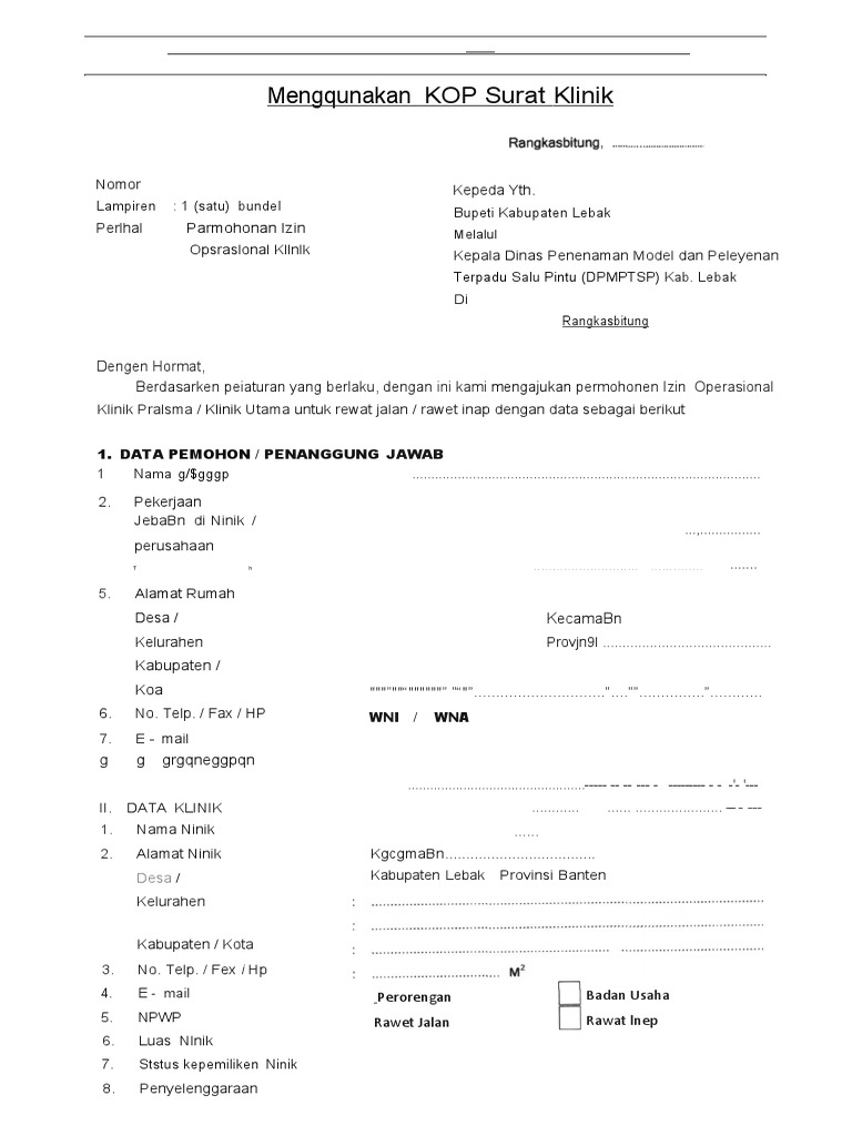 SOP Klinik Terbaru | PDF