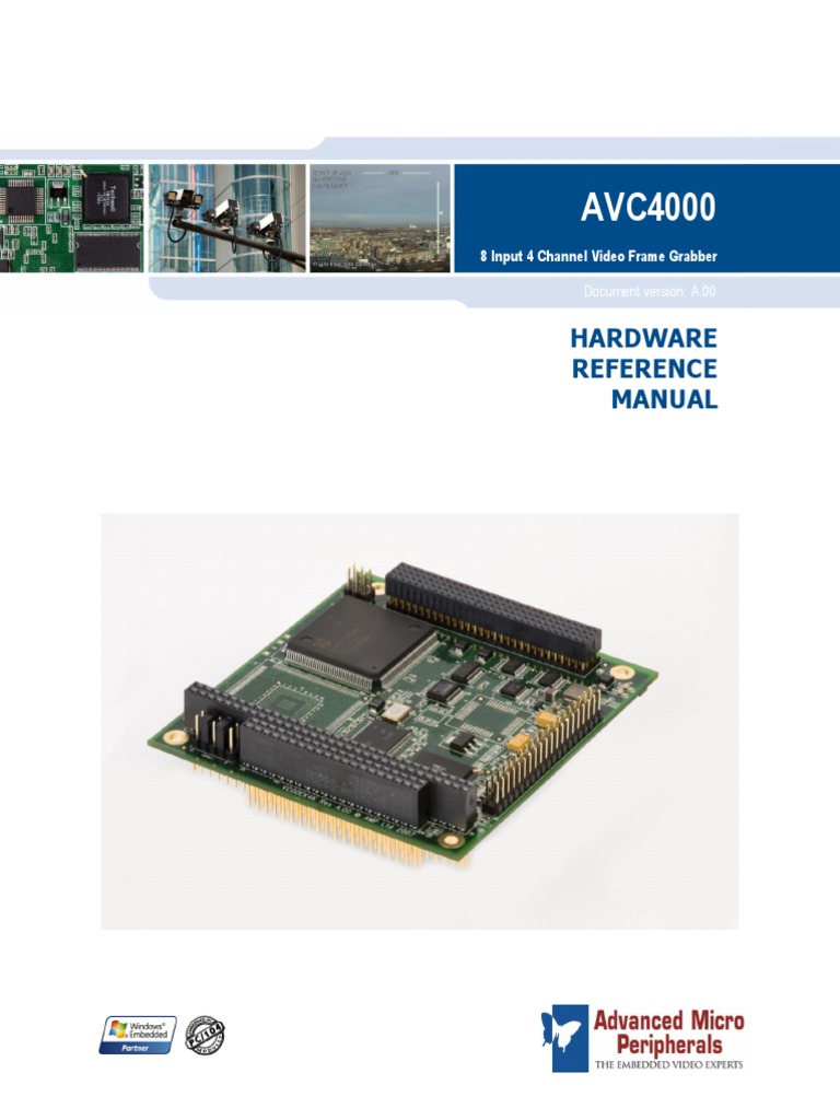 Avc4000 HW A00 | PDF | Video | Personal Computers