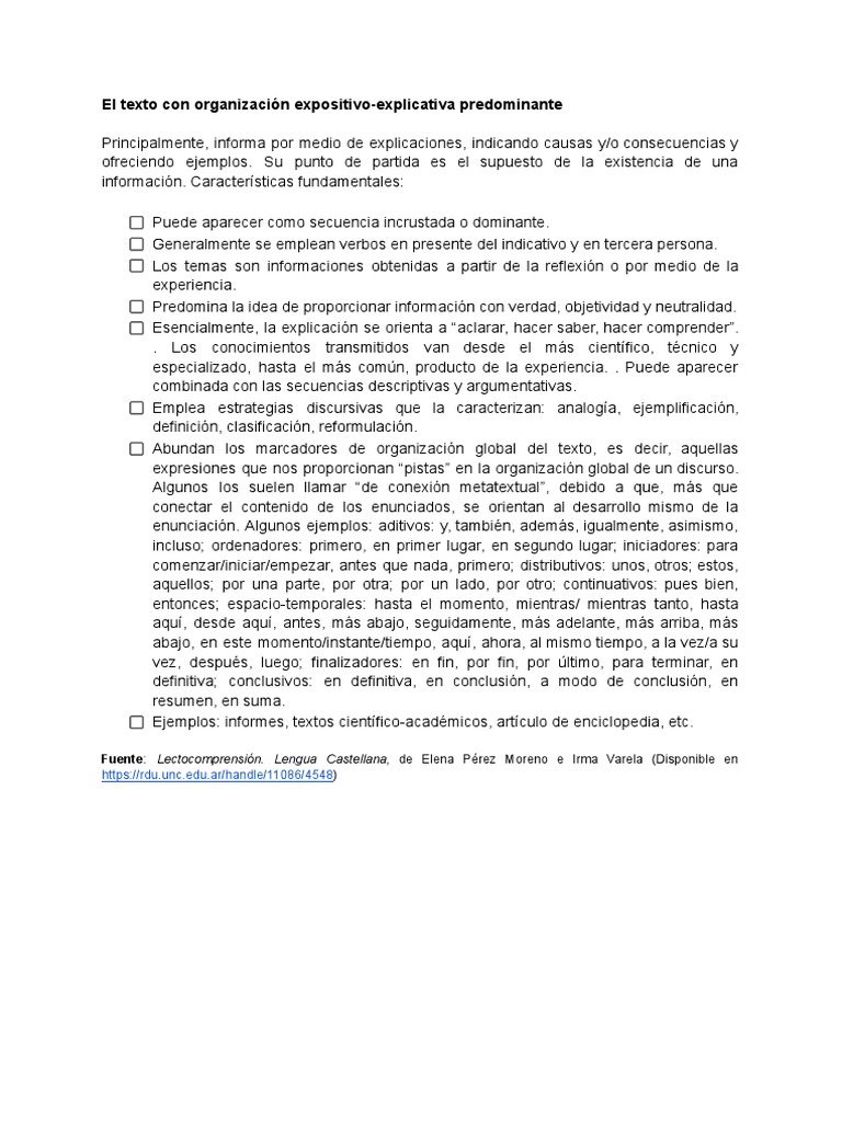 Textos expositivo-explicativos | PDF