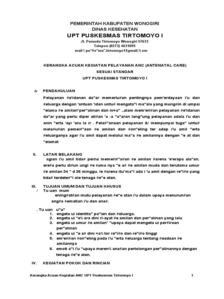 Kak Anc Terpadu | PDF