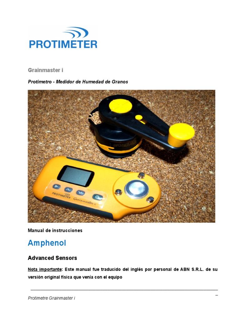 Abn-Qc-X004 Manual de Intrucciones Del Protimetro | PDF