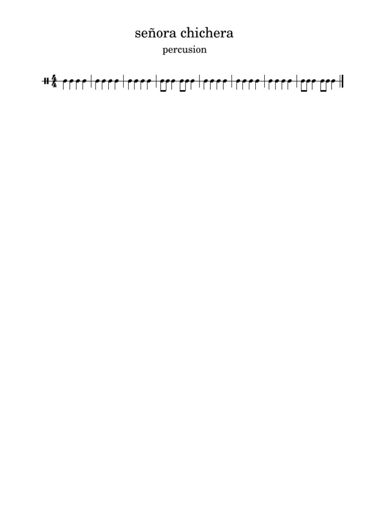 Señora Chichera | PDF