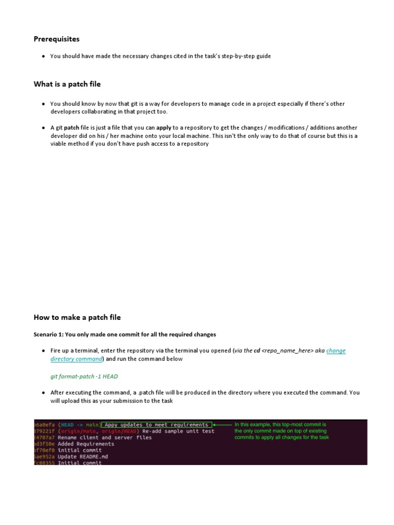 How To Make A Patch File | PDF