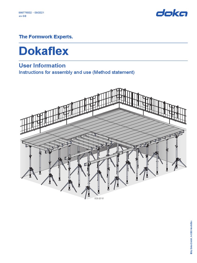 Dokaflex User Assembly Instructions | PDF | Safety | Occupational ...