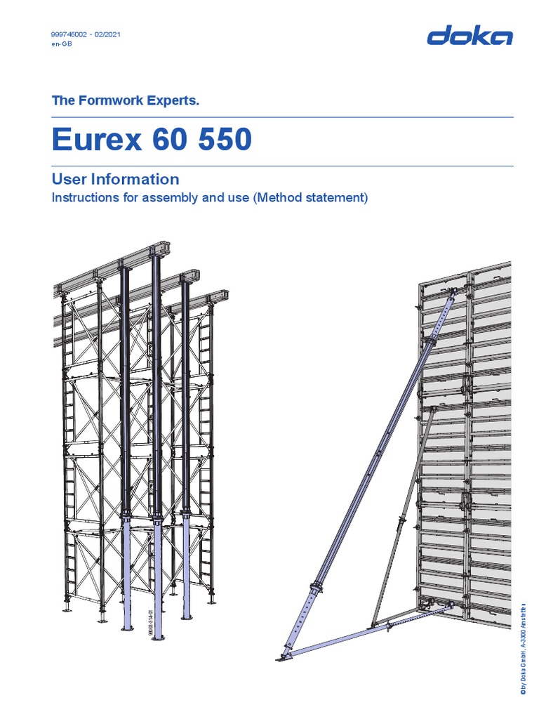 Eurex 60 550 | PDF | Screw | Scaffolding