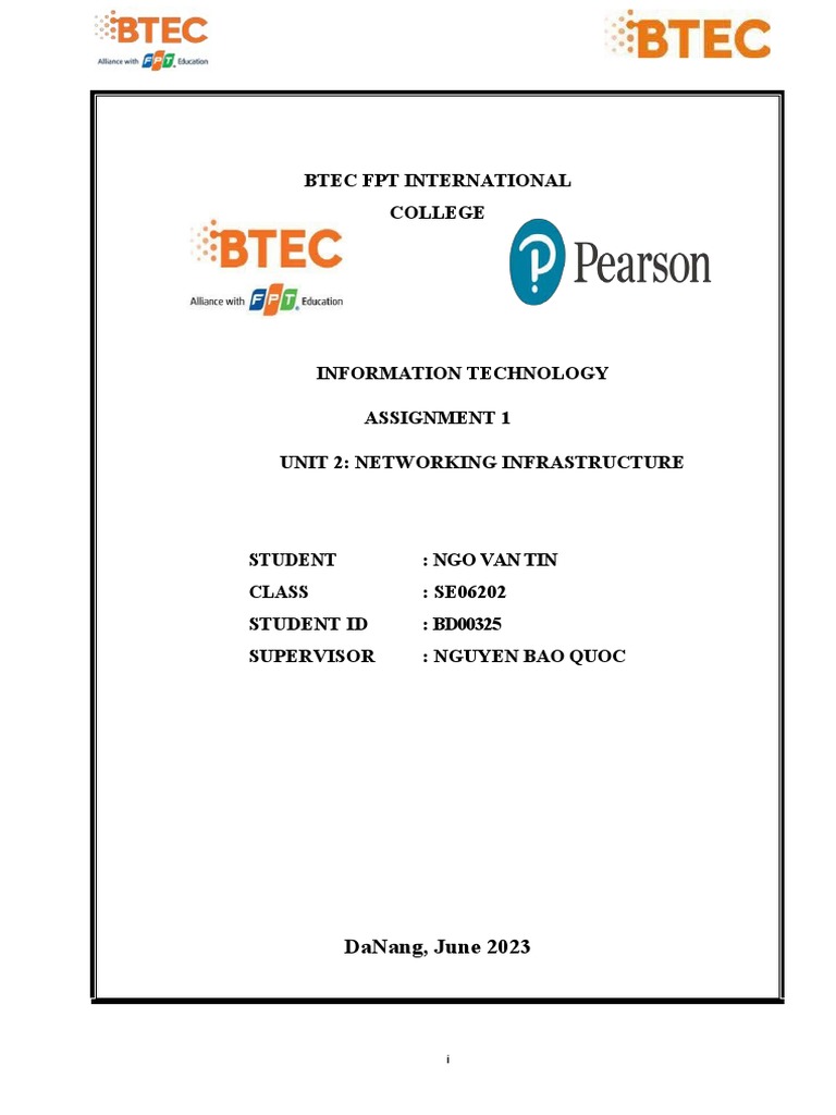 Btec Fpt International College | PDF