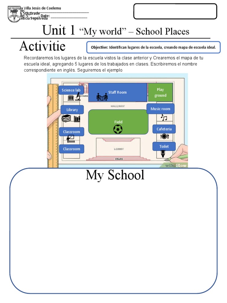 Lesson 3 - Work in Class Places at School | PDF