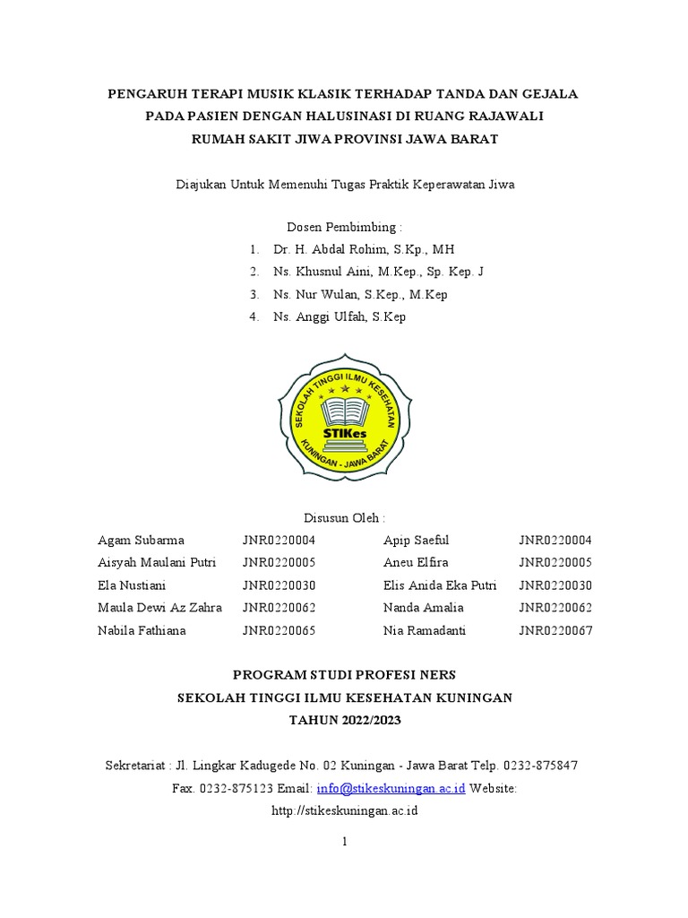 Laporan Mini Riset | PDF