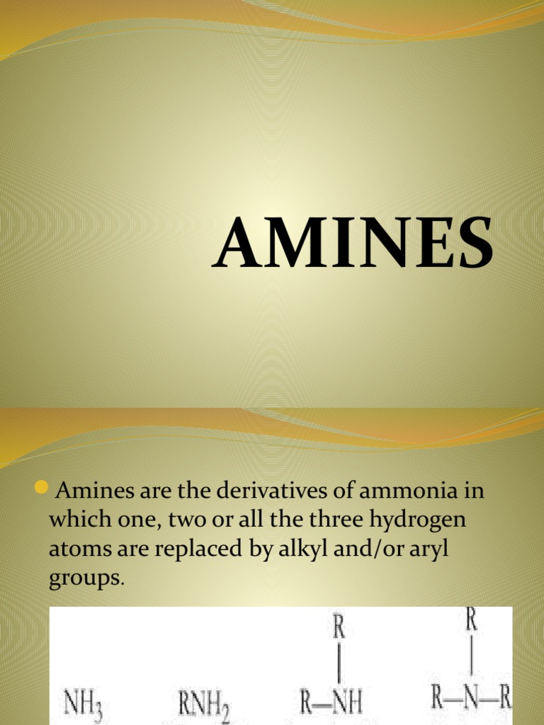 Amines | PDF | Amine | Chemical Substances