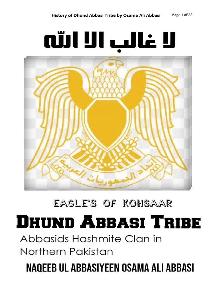 Dhund Abbasi Tribe - English by Osama Ali Abbasi | PDF | Genealogy