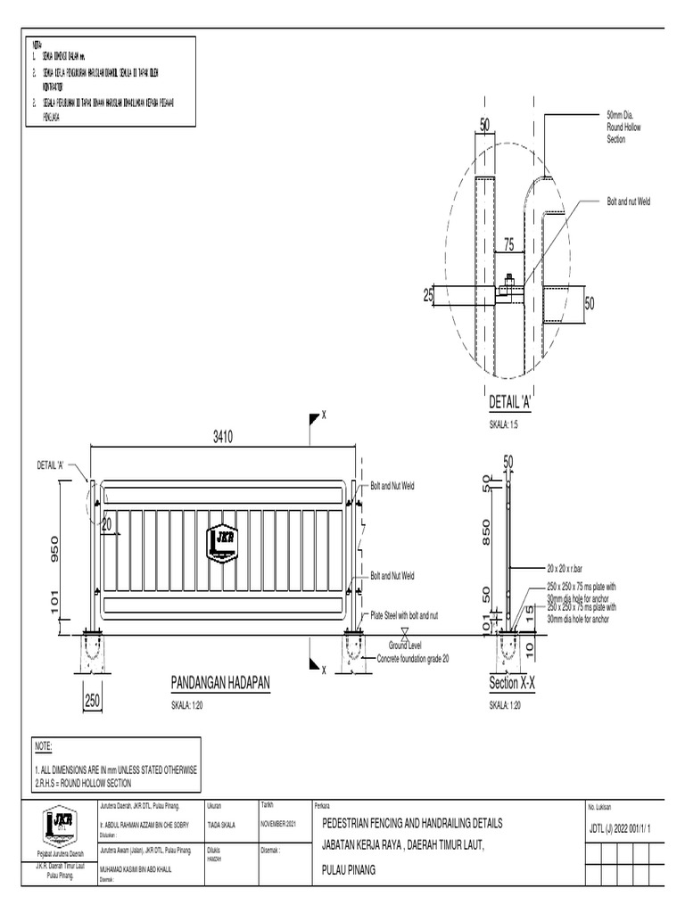 Railing Detail Type B 2022-Model | PDF