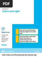 PhET Simulation - Color Vision | PDF | Color | Optical Filter
