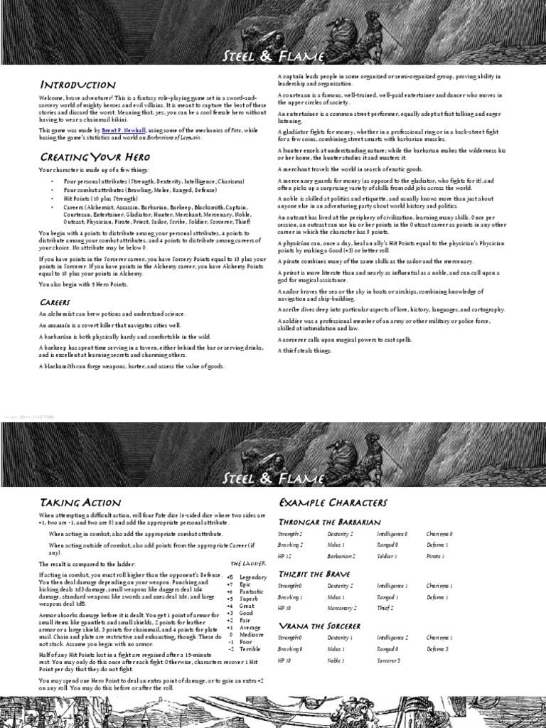 Steel & Flame | PDF | Alchemy | Hero