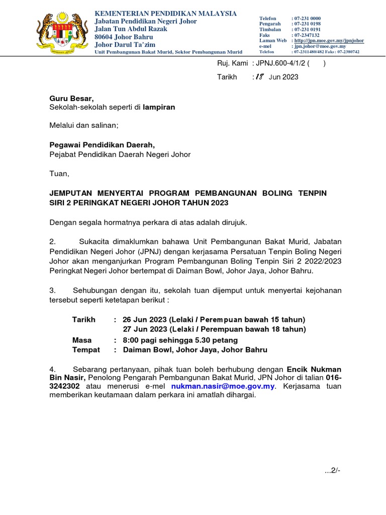 Surat Jemputan | PDF