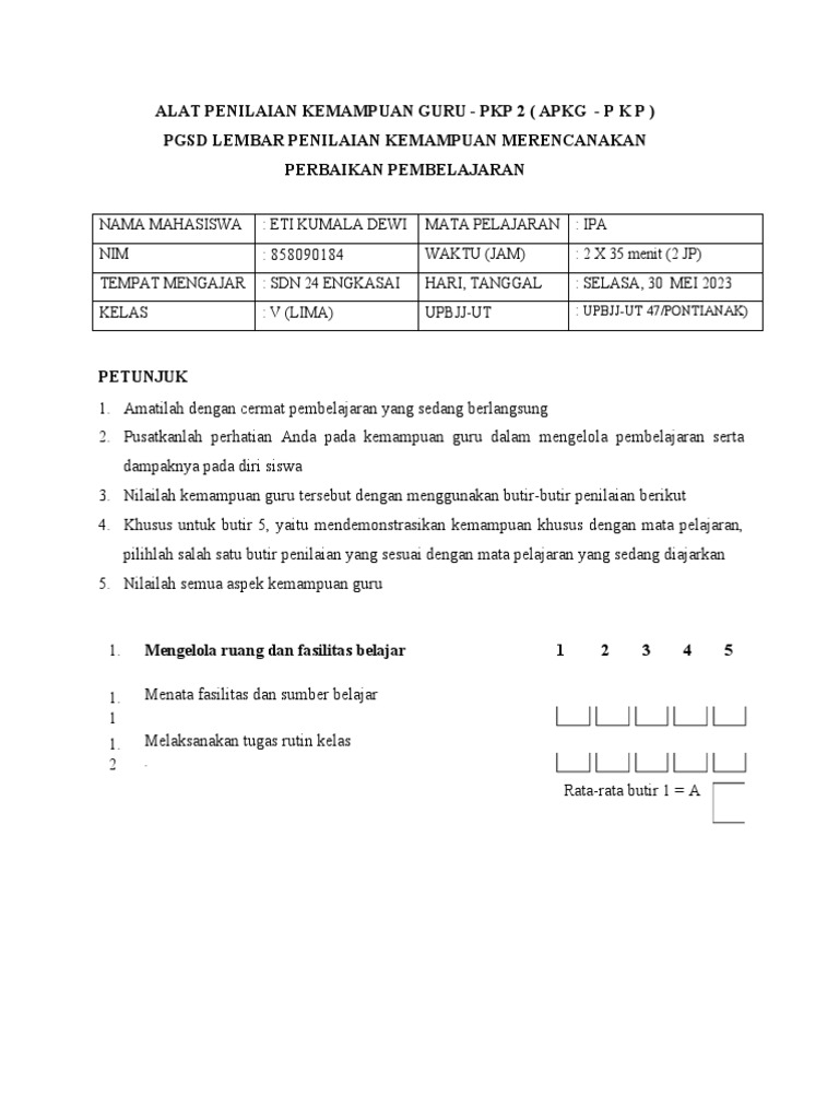 Apkg PKP 2 | PDF | Karier & Perkembangan