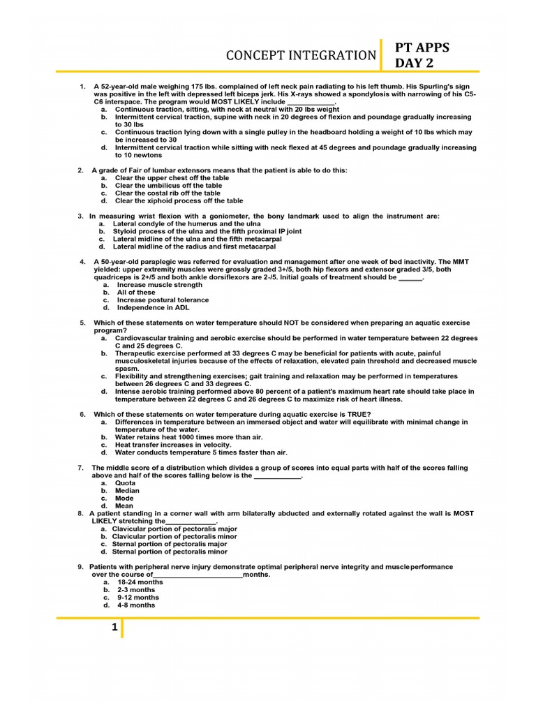 Concept Integ PT Apps Day 2 | PDF