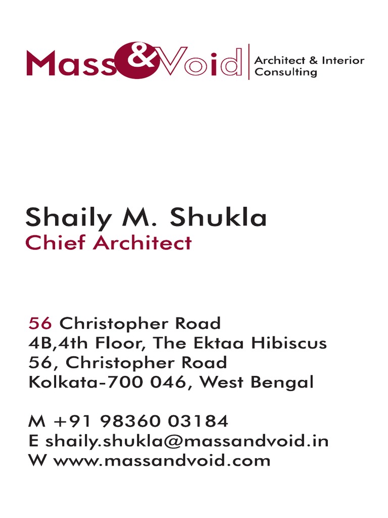 Mass & Void - Mitul Shukla | PDF