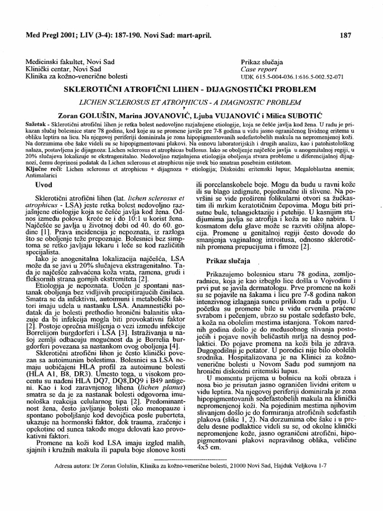 Lihen vs.discoidni Lupus | PDF