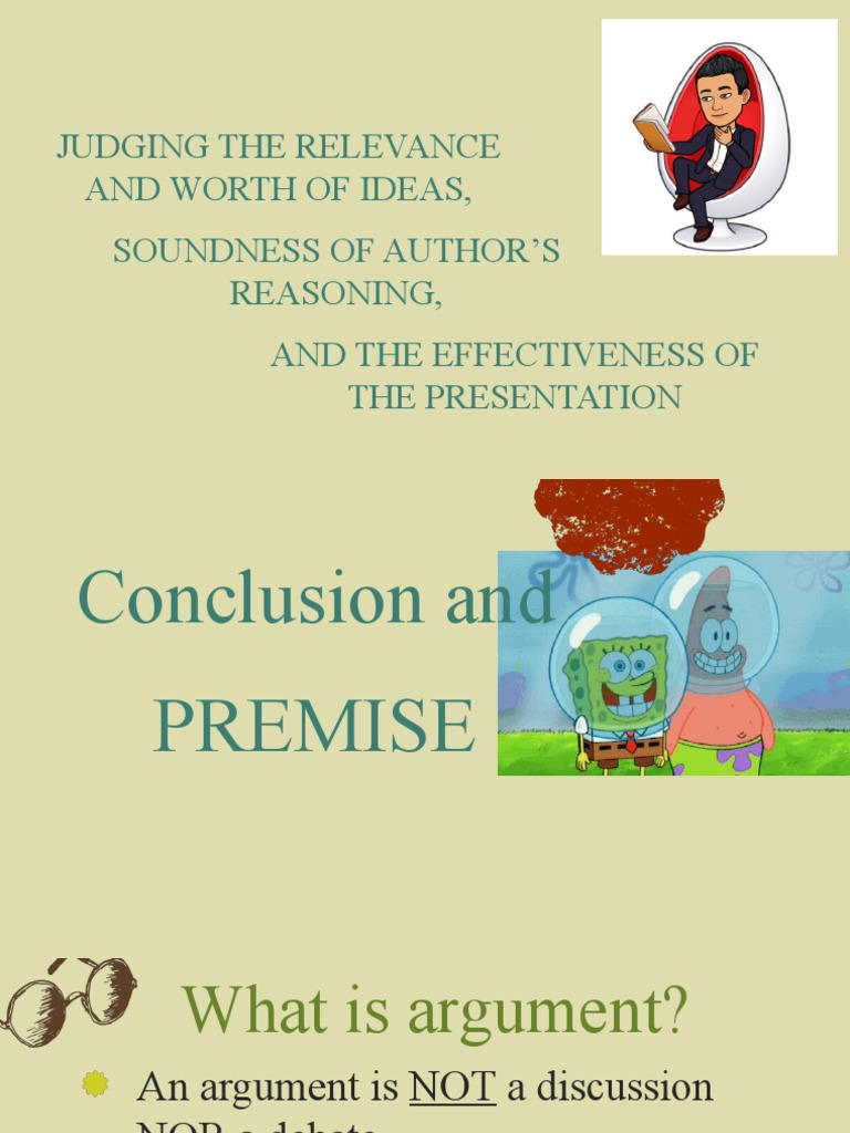 Understanding Premises and Conclusions | PDF | Argument | Logic