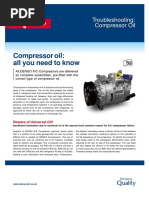 Compressor Oil Capacity Guide | PDF | Air Conditioning | Motor Vehicle