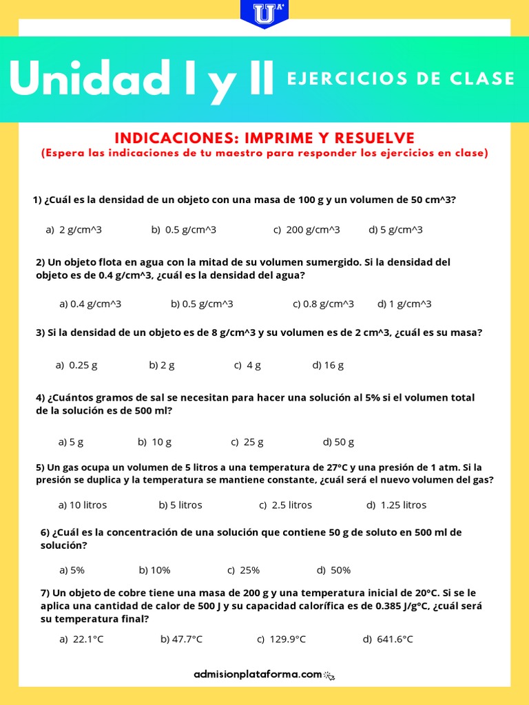 Física Avanzada.U1 y U2 EJERCICIOS DE CLASE | Descargar gratis PDF | Fricción | Fuerza