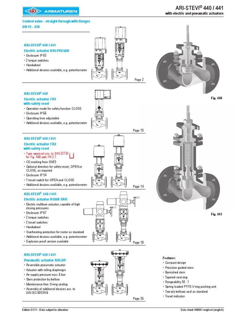 ARI440 | PDF | Valve | Mechanical Engineering