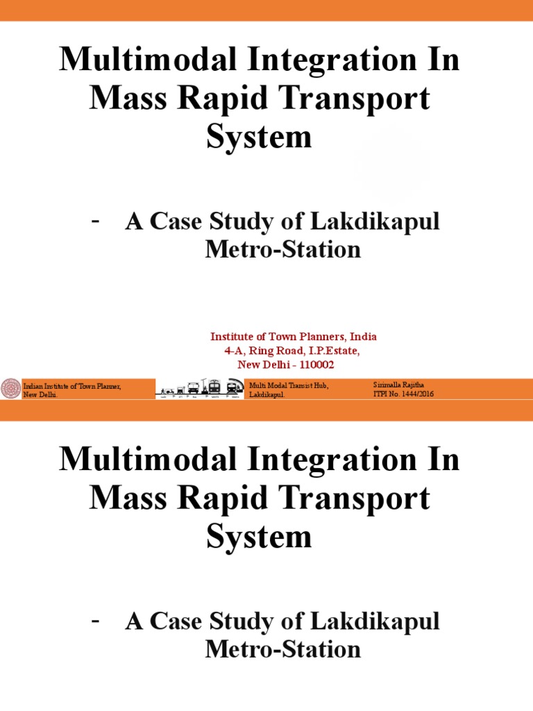 MRTS Study | PDF | Public Transport | Transport