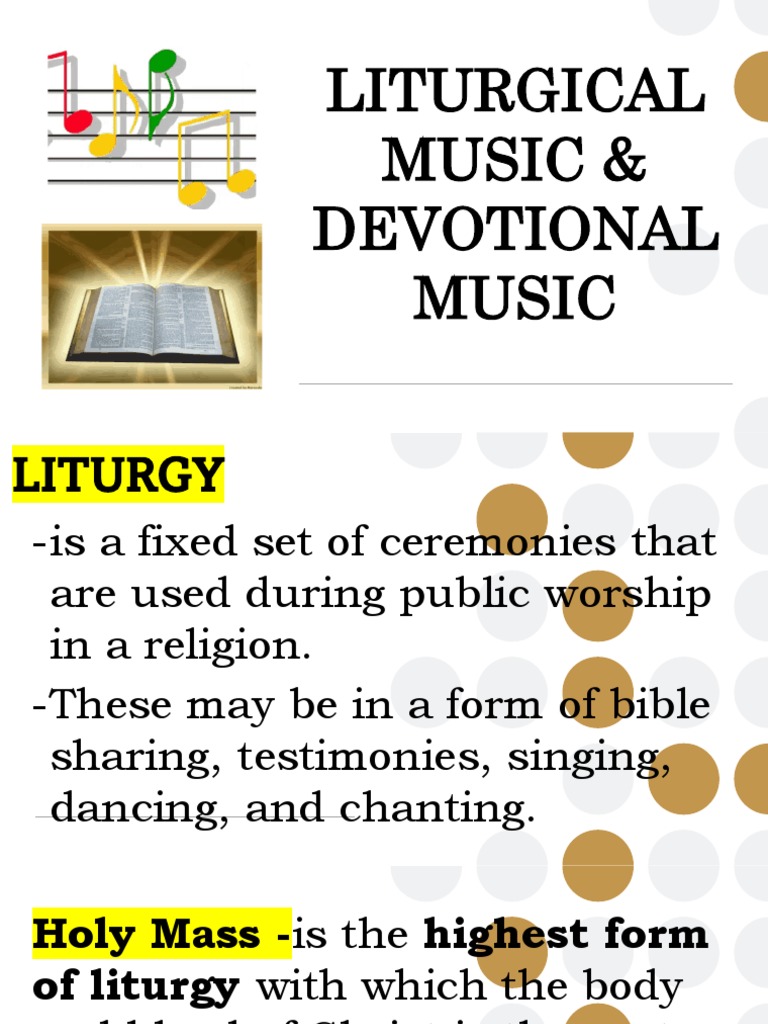 Liturgical Music | PDF | Mass (Liturgy) | Christian Denominational Families