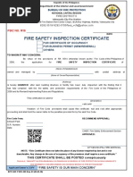 Fire Safety Inspection Certificate Final | PDF | Fire Safety | Common Law