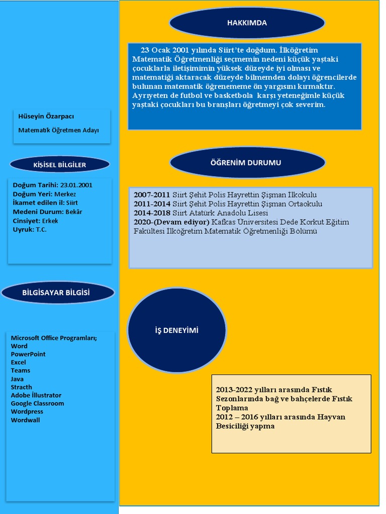 Kariyer Planlama CV (1) | PDF