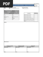 Procedimiento - Prueba de Estanqueidad | PDF