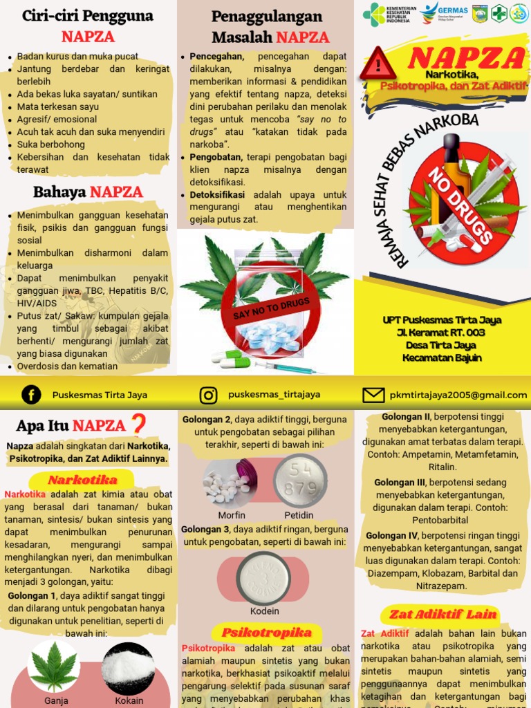 Leaflet Napza | PDF