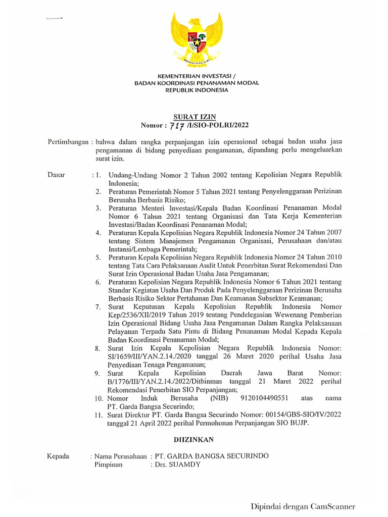 SIO Polda Jabar 2022 | PDF