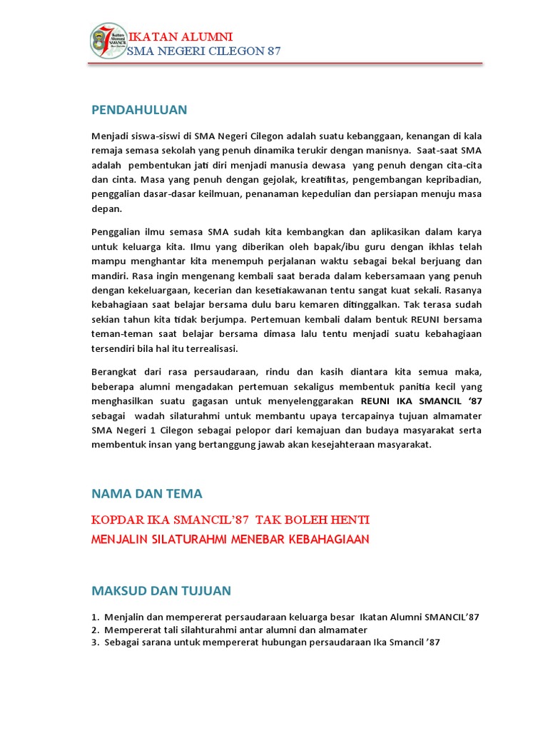 Proposal - Alumni - 87-2022 OK | PDF